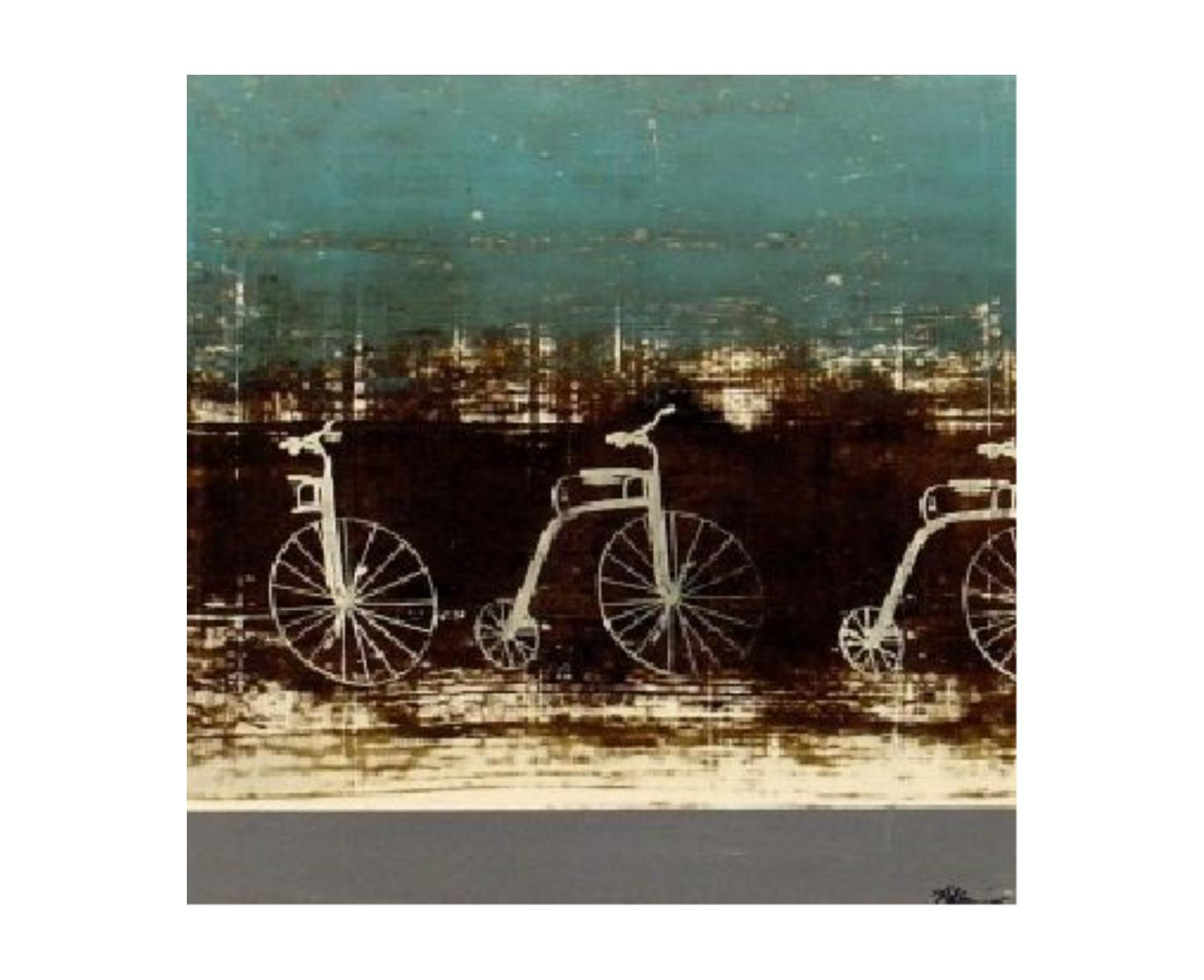 Chelsea Art Studio Bike Path by Chelsea Art Studio - Graphic Art | Wayfair